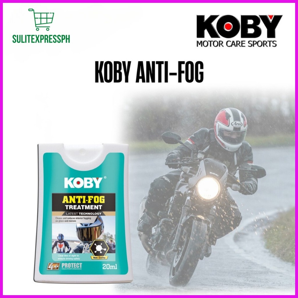 KOBY 2in1 ANTI-FOG AND ANTI-RAIN SPRAY 20ML | Shopee Philippines