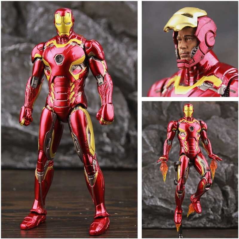 Studios ZD Toys Infinity SAGA Iron Man Mark X 45 7\" 1/10 Action Figure ...
