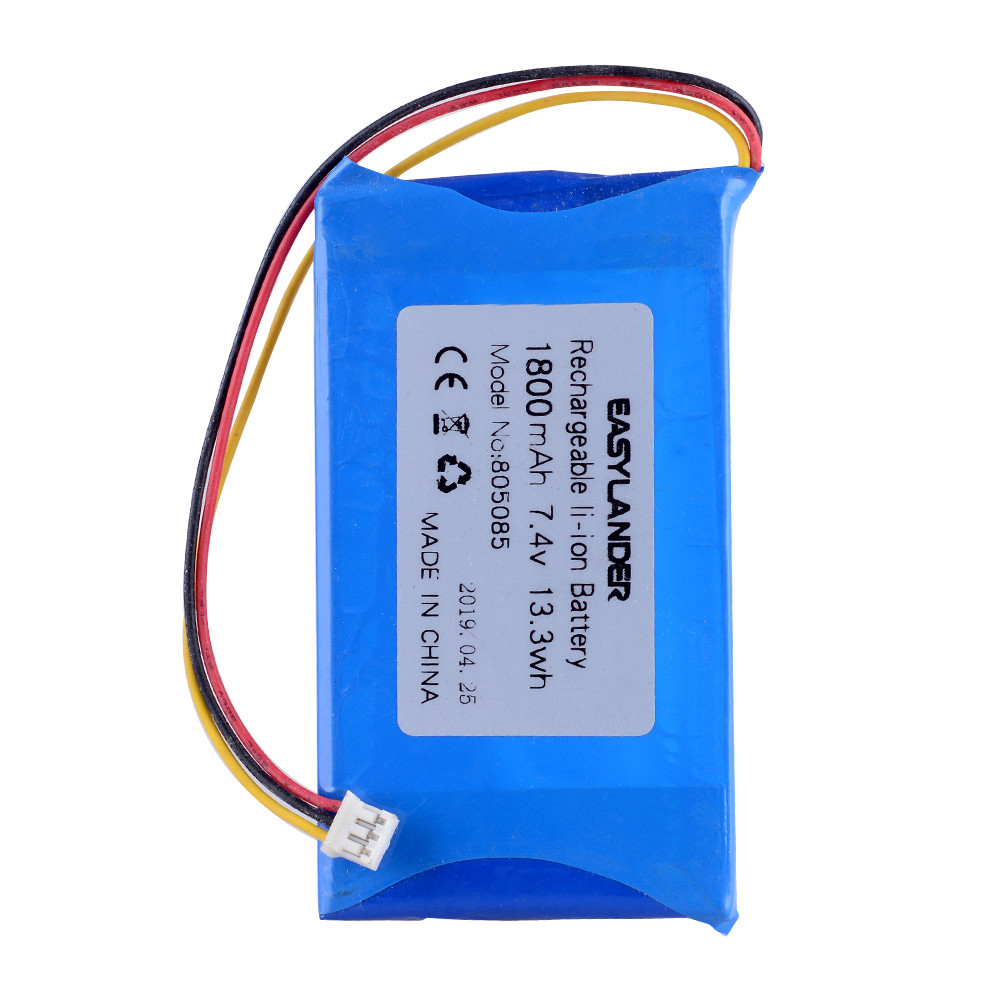 7.4V 1800Mah F7 805085 Jst2.0 3P Rechargeable Lithium Li-Ion Polymer ...