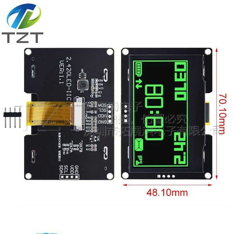 2.42-Pulgada OLED Module 2.4 Display 128X64 Driver Ssd1309 4-Pin IIC ...
