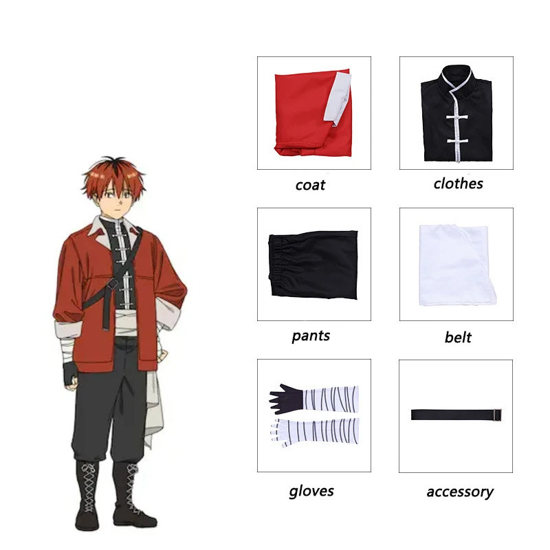 2024 Stark Cosplay Costume Anime Frieren Beyond Journey's End Stark ...