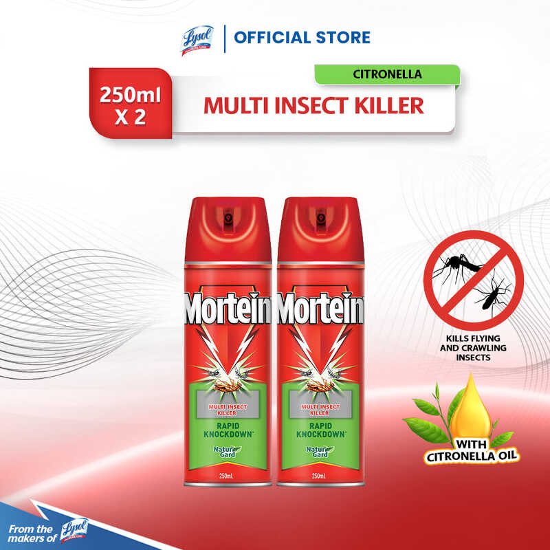Waterbased Mortein Insecticide NaturGard Multi Insect Killer Spray ...
