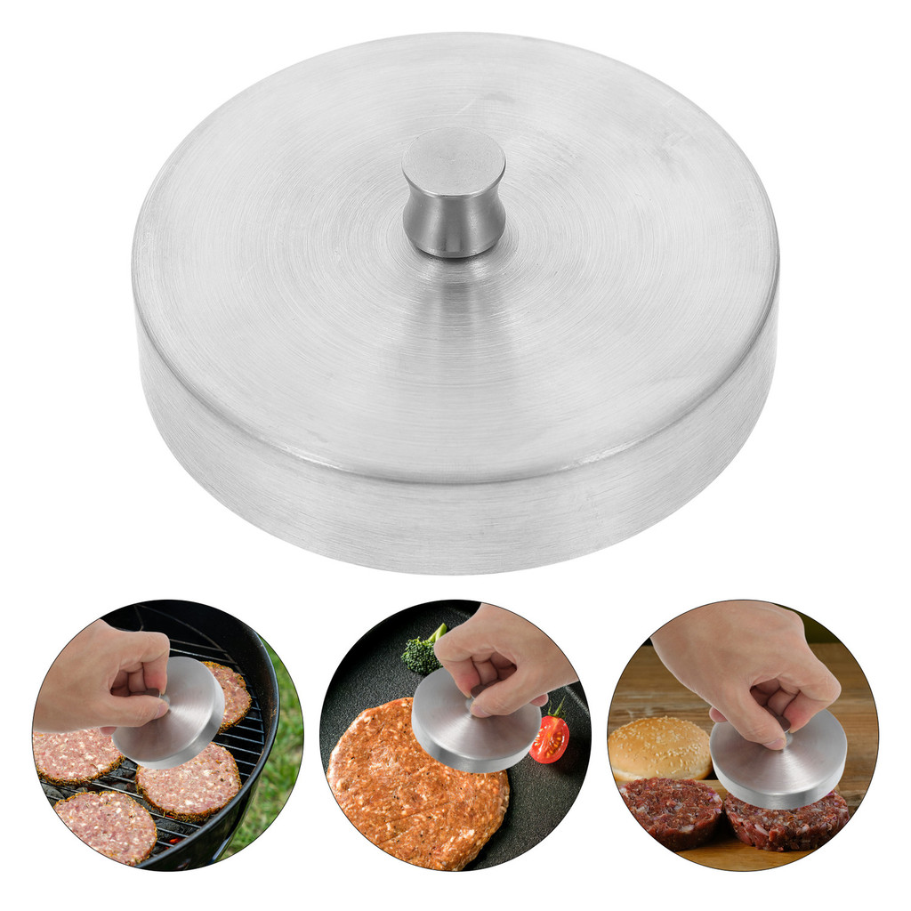 Bacon Hamburger Maker Stainless Burger Meat Press Mold For Grill ...