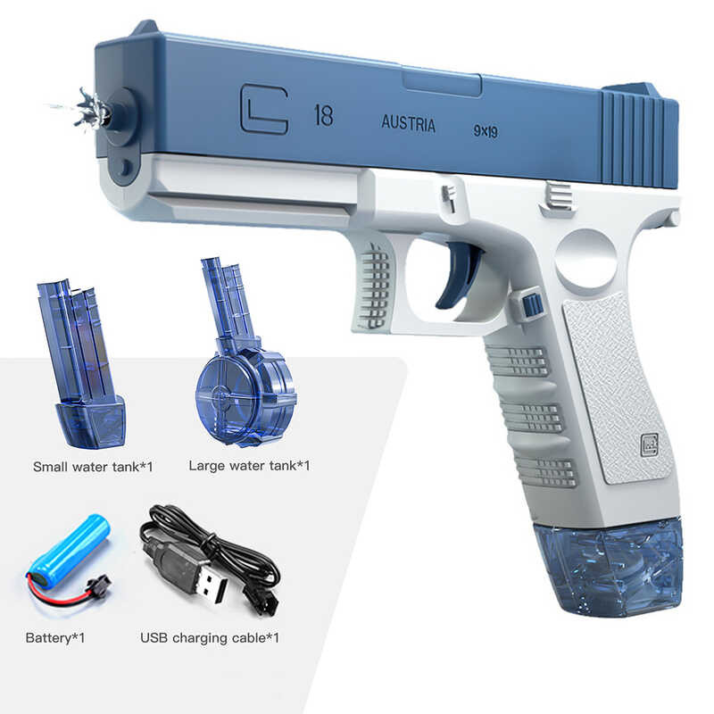 M416 Hot Electric Continuous Firing Water Gun Shootingtoy Full ...
