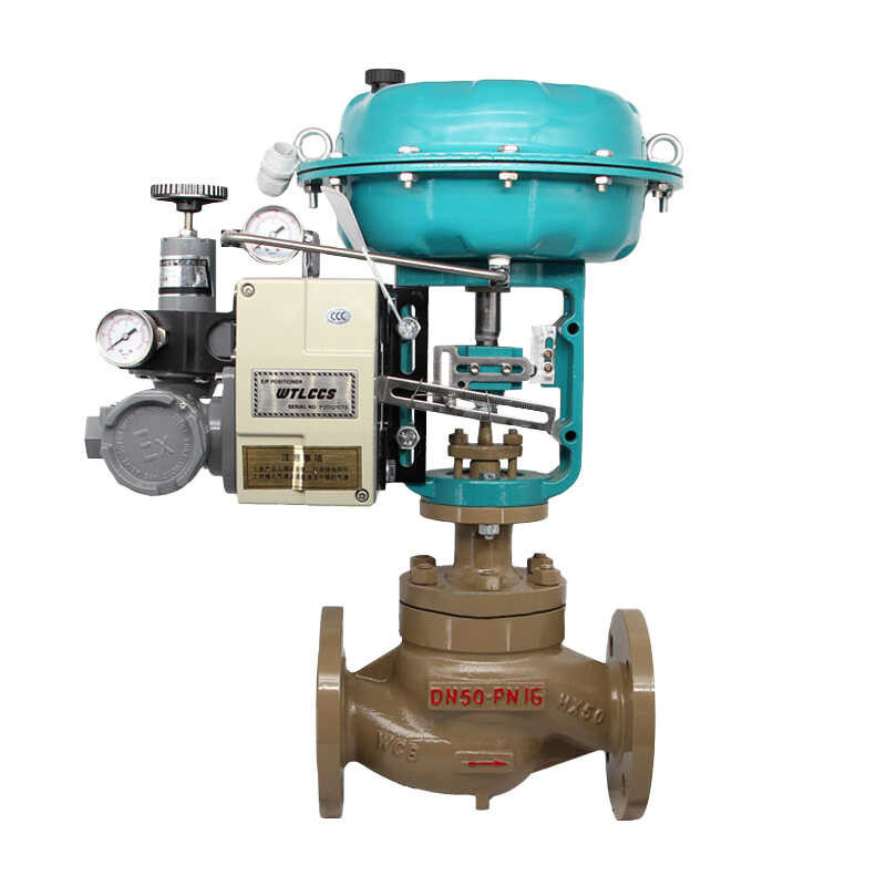 Pneumatic Control Valve Zjhp-16C Thin Film Proportional Flow Single Seat Steam Heat Transfer Oil ...