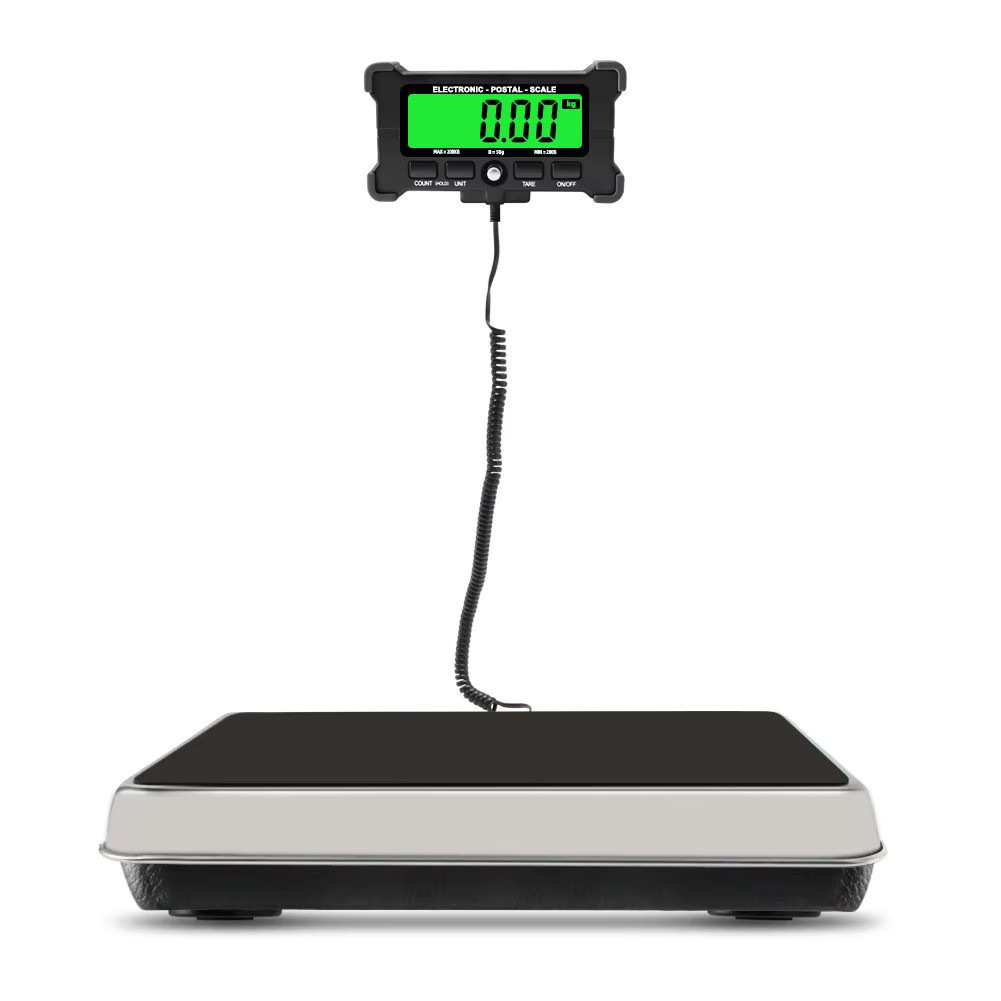 MIX 200Kg LCD Digital Large Stainless Steel Surface Scale For Multiple ...