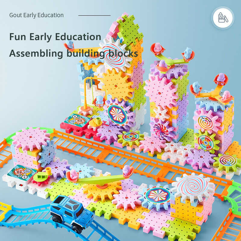 toys diy 3d model Children's ever-changing electric gears, rotating ...