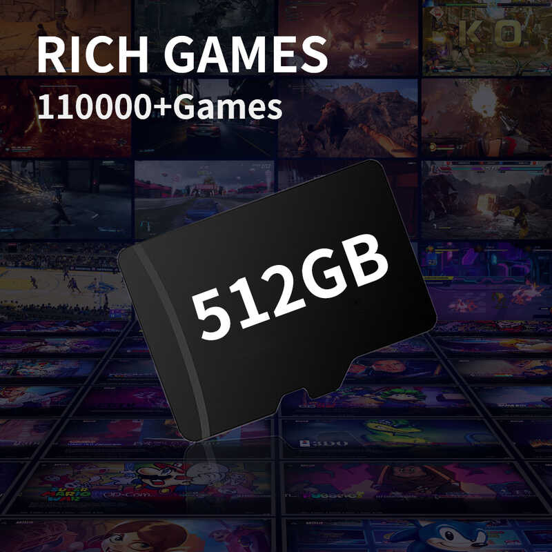 Game TF Card Built In 110000+Games With 70+Emulators Psp/Ps1/Nds/N64/Dc ...