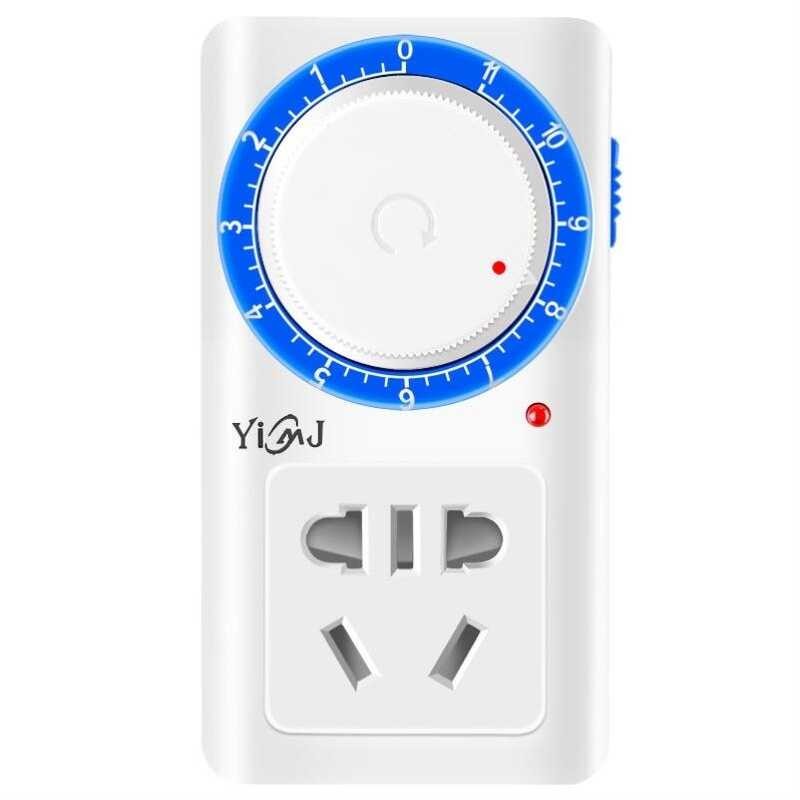 Timer switch socket, mechanical countdown control, automatic power-off, electric vehicle ...