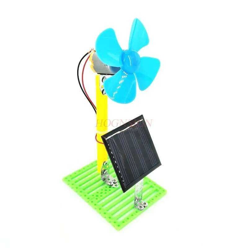 DIY New Solar Powered Electric Fan Physics Circuit Experiment Kit ...