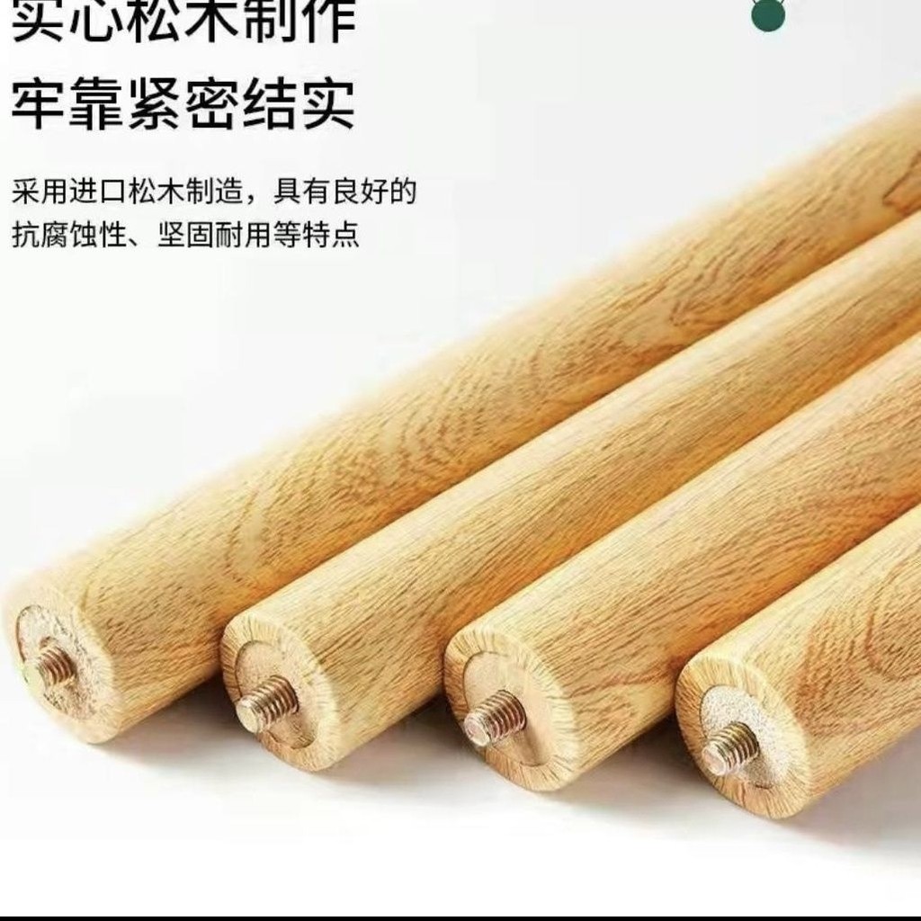 4 pieces of solid wood table leg support, dressing table accessories ...
