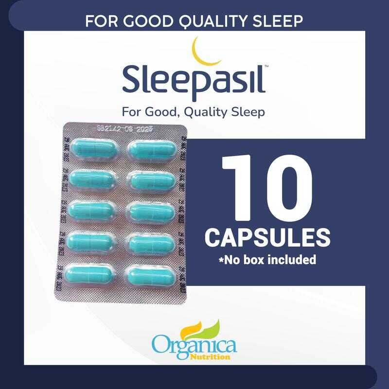 [For Good Quality Sleep] Sleepasil Melatonin Supplement (10 Capsules ...