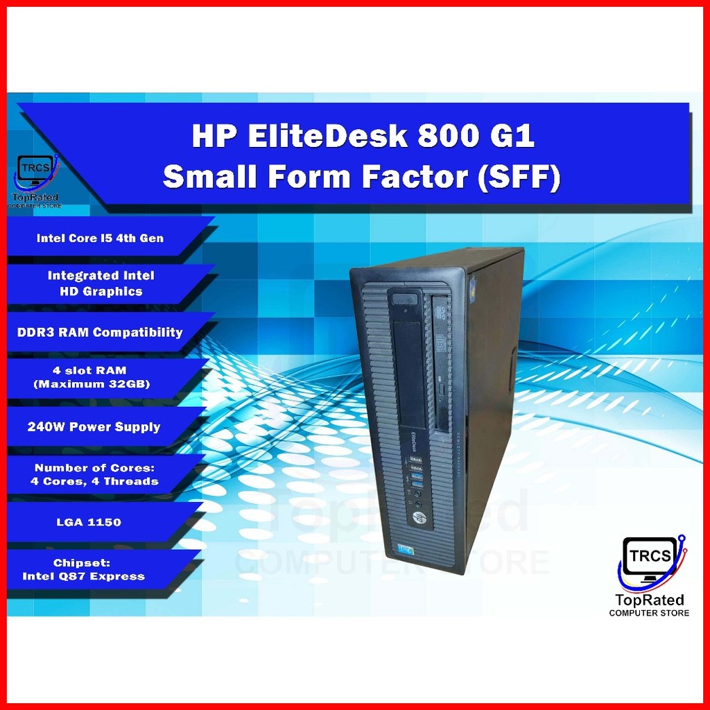 Desktop Computer core i5 4th Gen HP EliteDesk 800 G1 / Lenovo M93P SFF ...