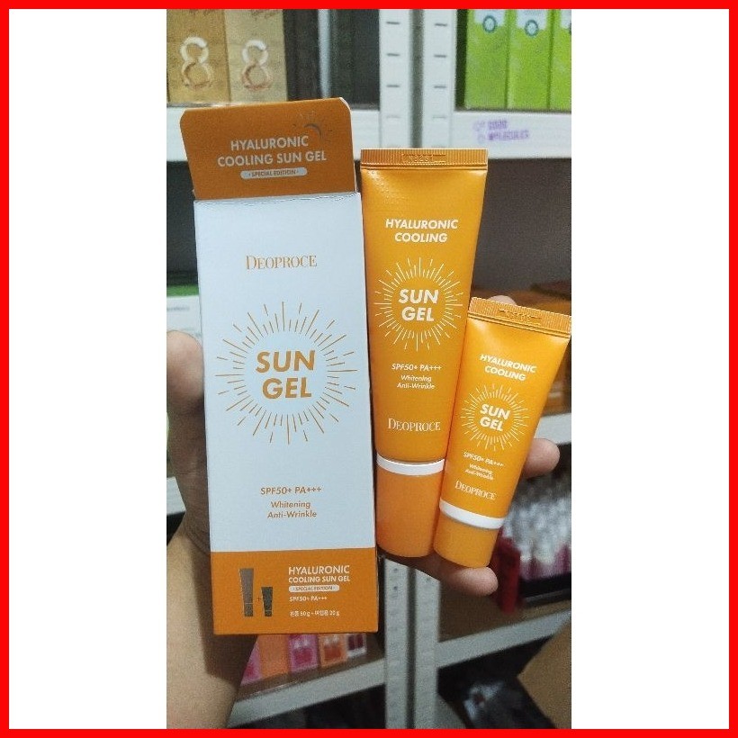 Deoproce Hyaluronic Cooling Sun Gel SPF 50+ PA+++ 50g (NEW PACKAGING ...