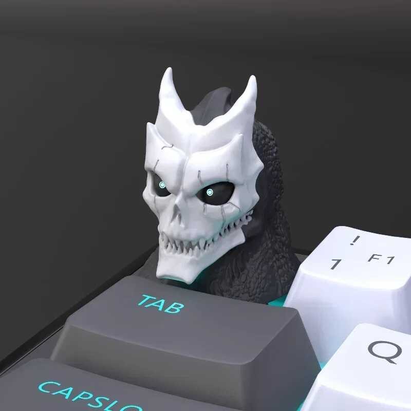 Kaiju No.8 Artisan Keycap Custom Ghost 3D Anime Resin ESC Point Key ...