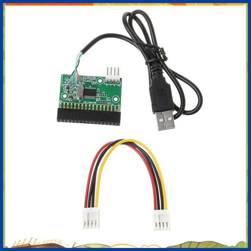 yehengh 1.44Mb 3.5Inch Floppy Drive Connector 34 Pin to USB Cable ...