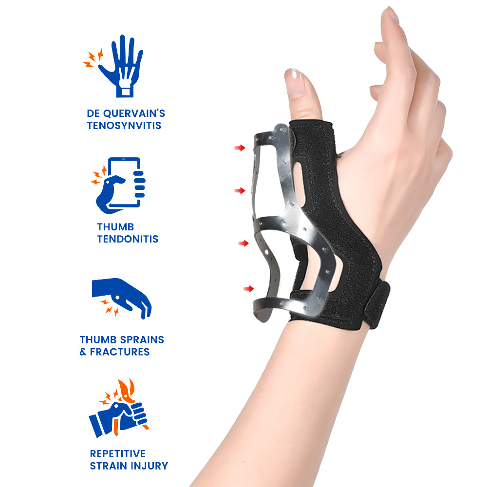 1Pcs Sprained Wrist Brace with Thumb Stabilizer Women Men Tendonitis ...