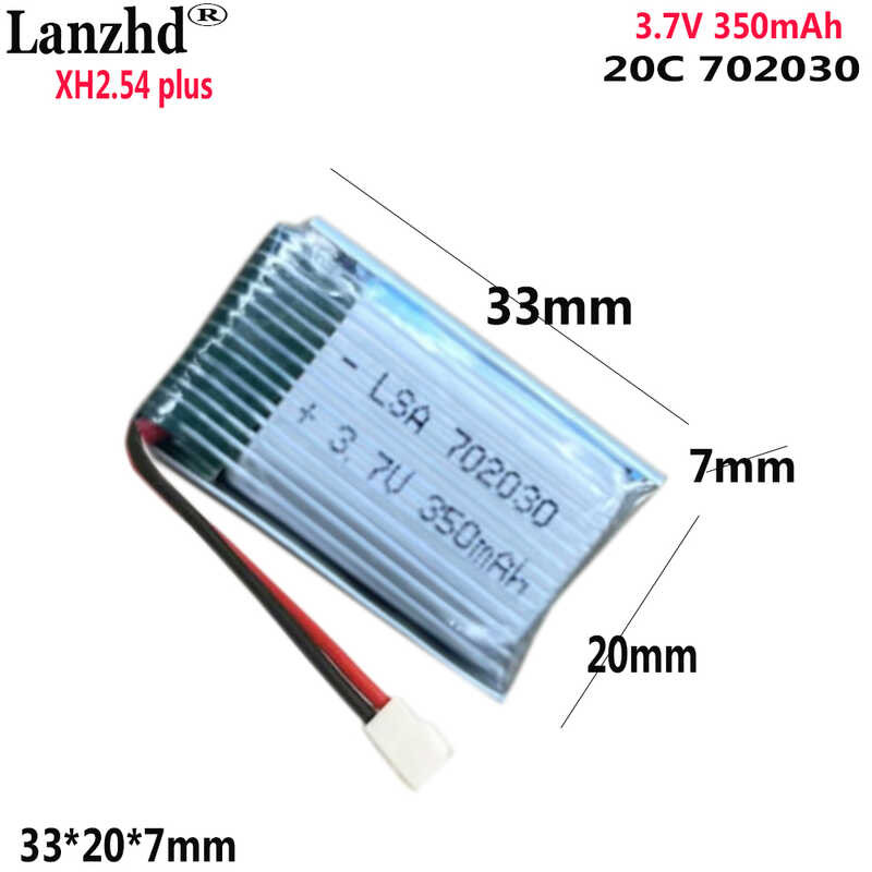 Li 3 54 3.7V Polymer 20C 350Mah Para Sa Remote Control Quadcopter UAV ...