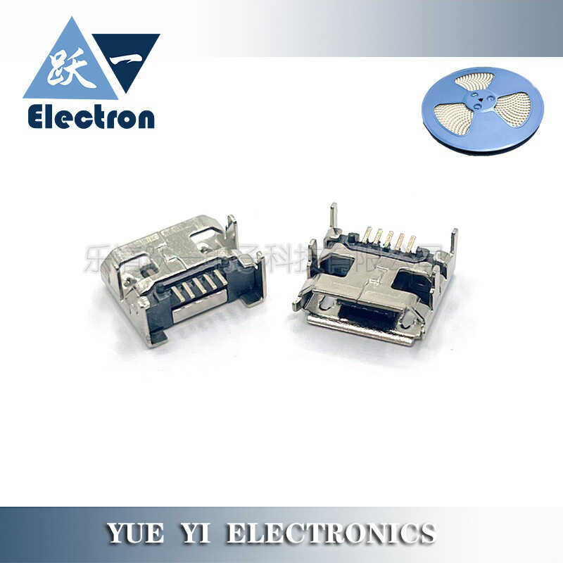 MICRO Mike 5P four pin straight insertion flat port/rolled edge with ...