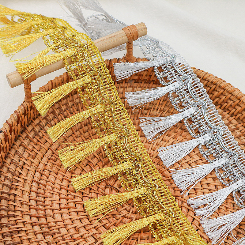 (5m/roll) Filigree Tassel Lace Christmas Gift Packaging Curtain ...