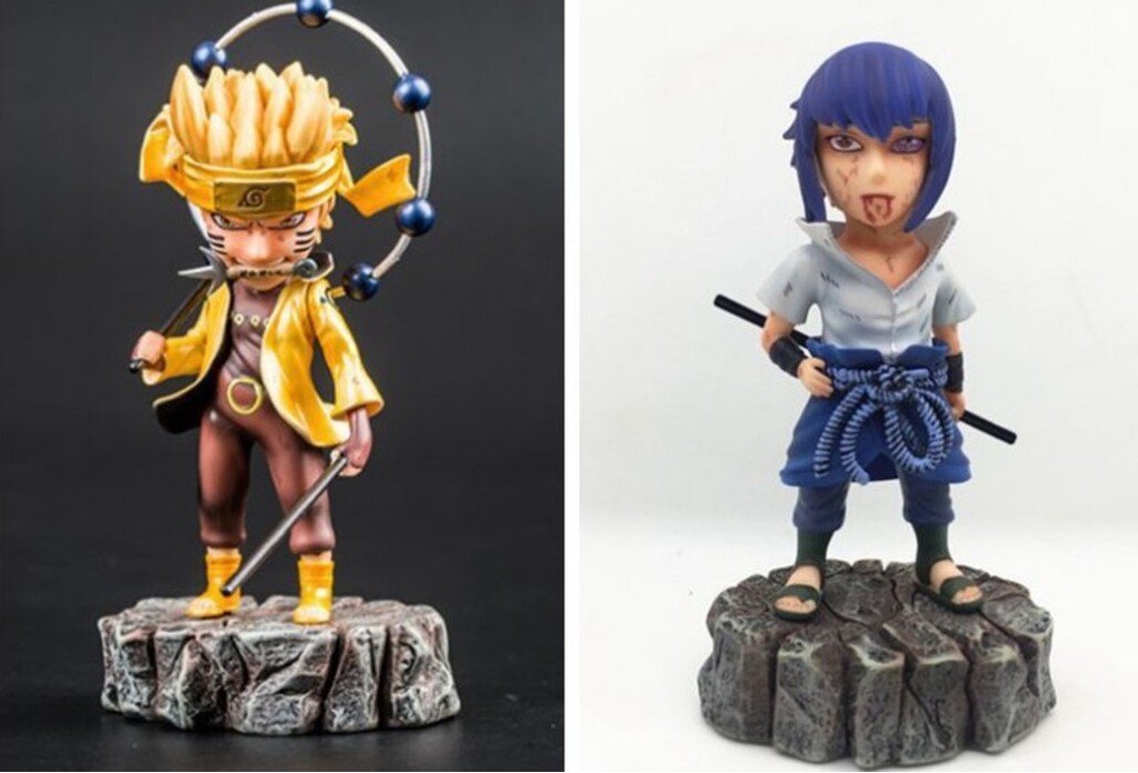 Naruto ♡ Whirlpool Uchiha Sasuke Writing Wheel Eye Box Handheld Model ...