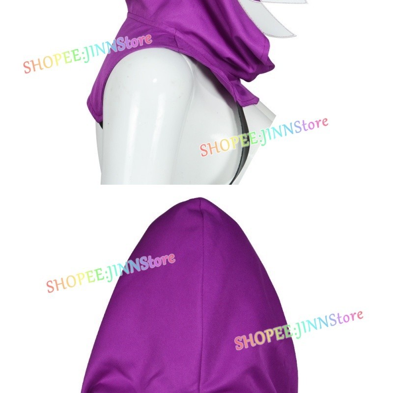 - JINN - League of Legends Arcane Season 2 JINX Cosplay Shark Cap Wig ...