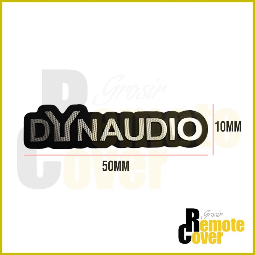 Emblem Aluminum Sticker Decals 3D Logo Dynaudio Audio Speaker | Shopee ...