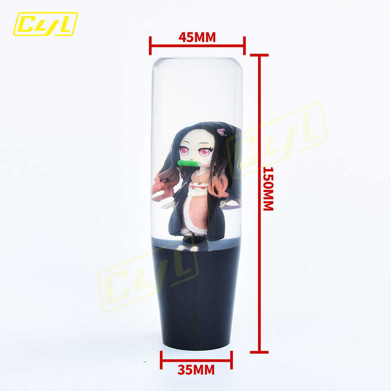 Car JDM Accessories Anime Gear 15cm Acrylic Kawaii Cartoon Shift Knob ...