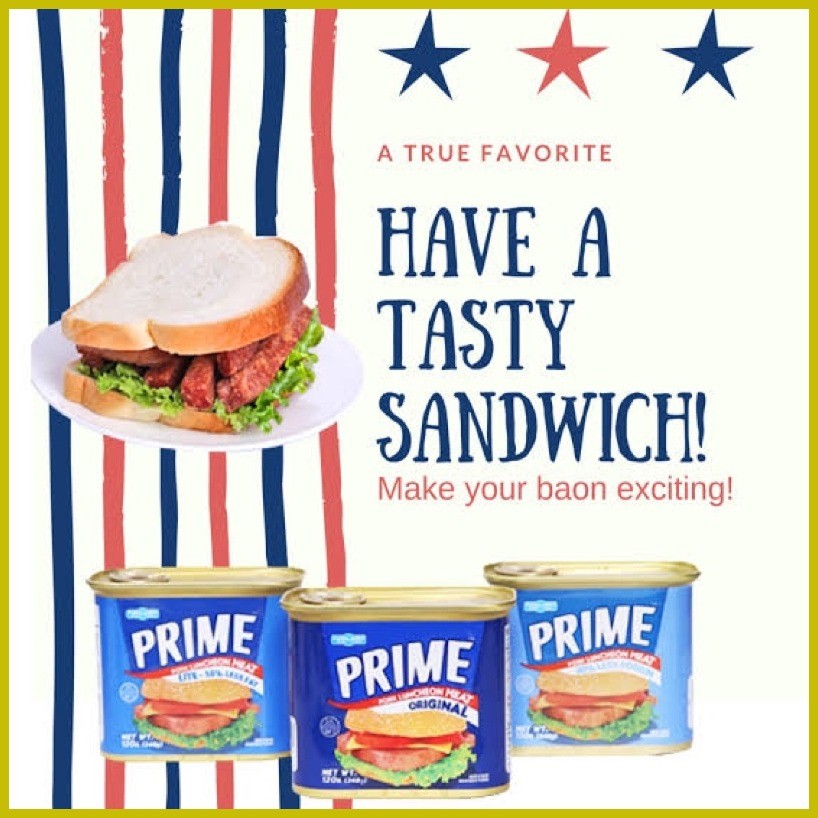 Prime Pork Luncheon Meat Available in 3 Flavors 340g | Shopee Philippines