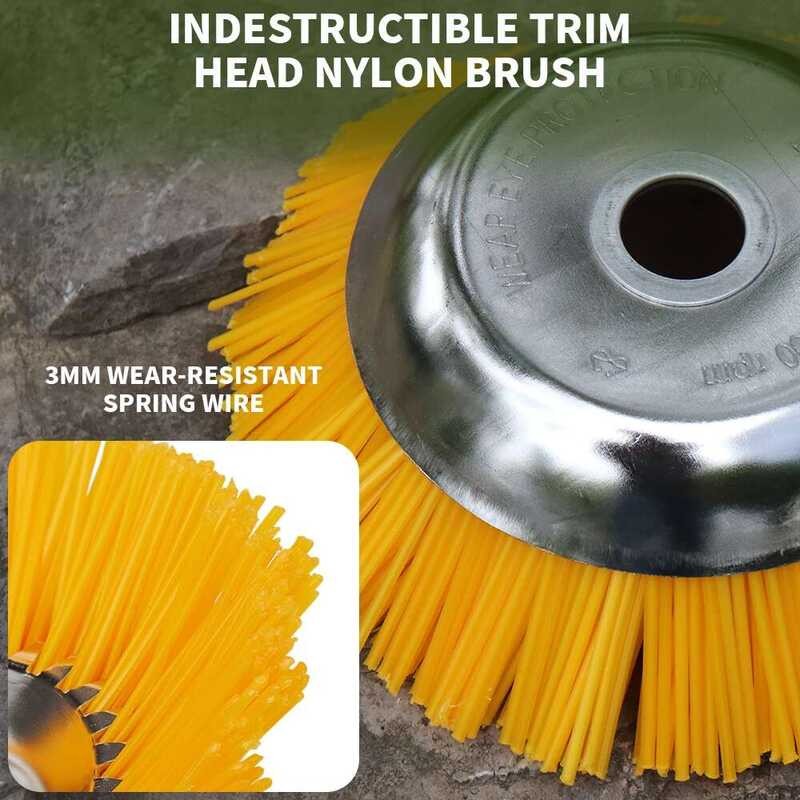 /8 Inch Weeder Rotary Weed Brush Joint Twist Knot Wheel Brush Disc ...