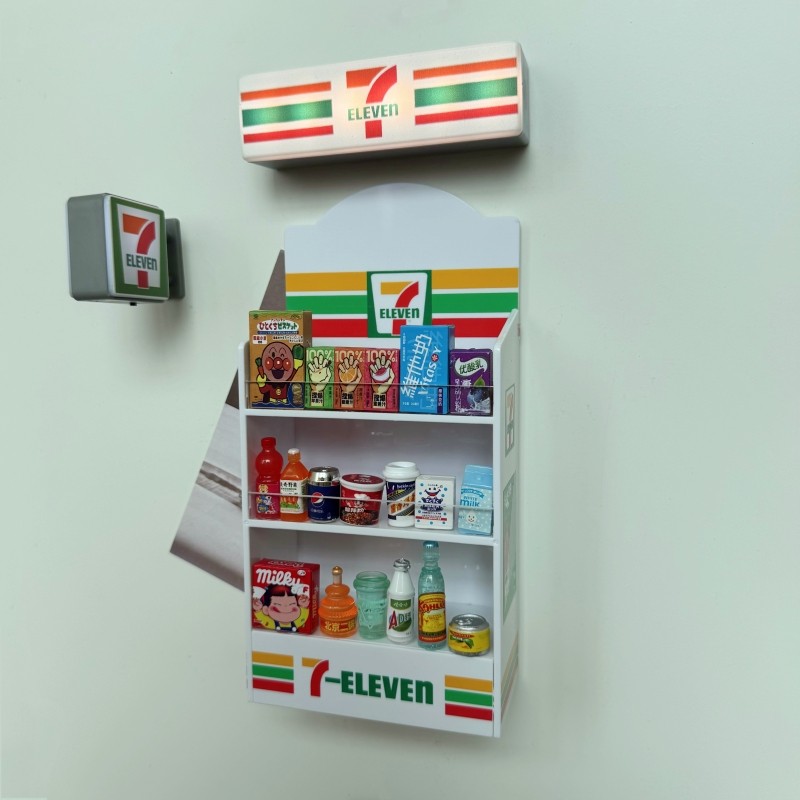 Miniature Simulation7-ELEVEN Refrigerator Magnets for Shelves Magnetic ...