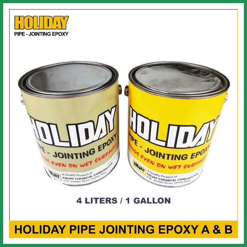 Holiday Pipe PVC Jointing Epoxy Component A & B Set 4L (1GAL) | Shopee ...