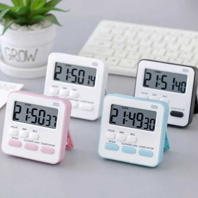 Digital Display Cooking Alarm Clock Kitchen Timer Sleep Stopwatch House ...