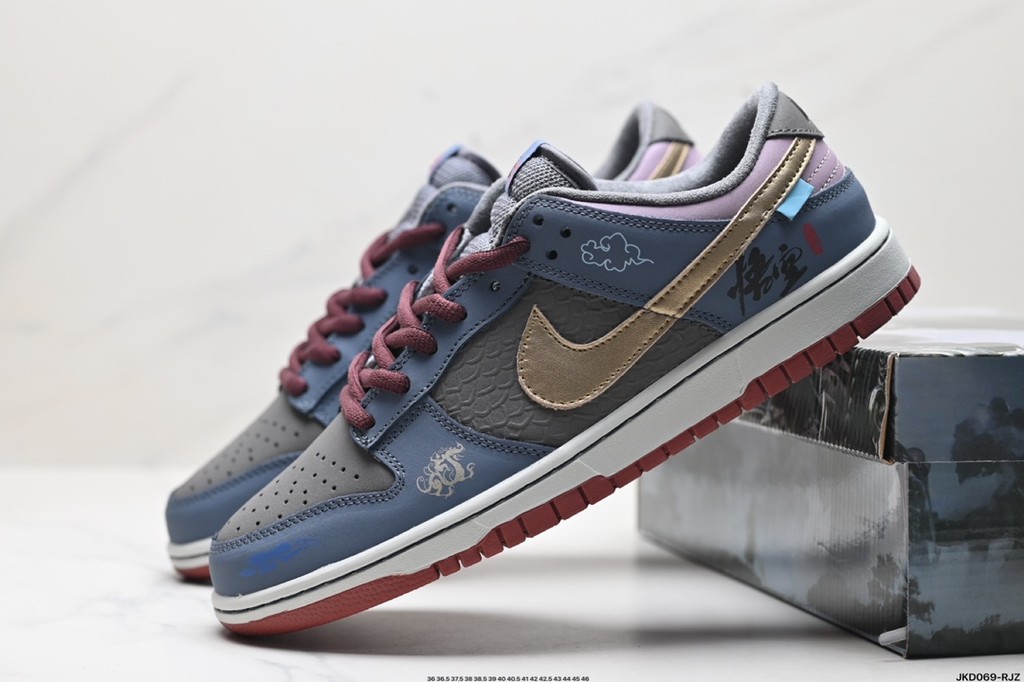 Nike Dunk Low Black Myth: Wukong skate shoes men Casual shoes for women ...