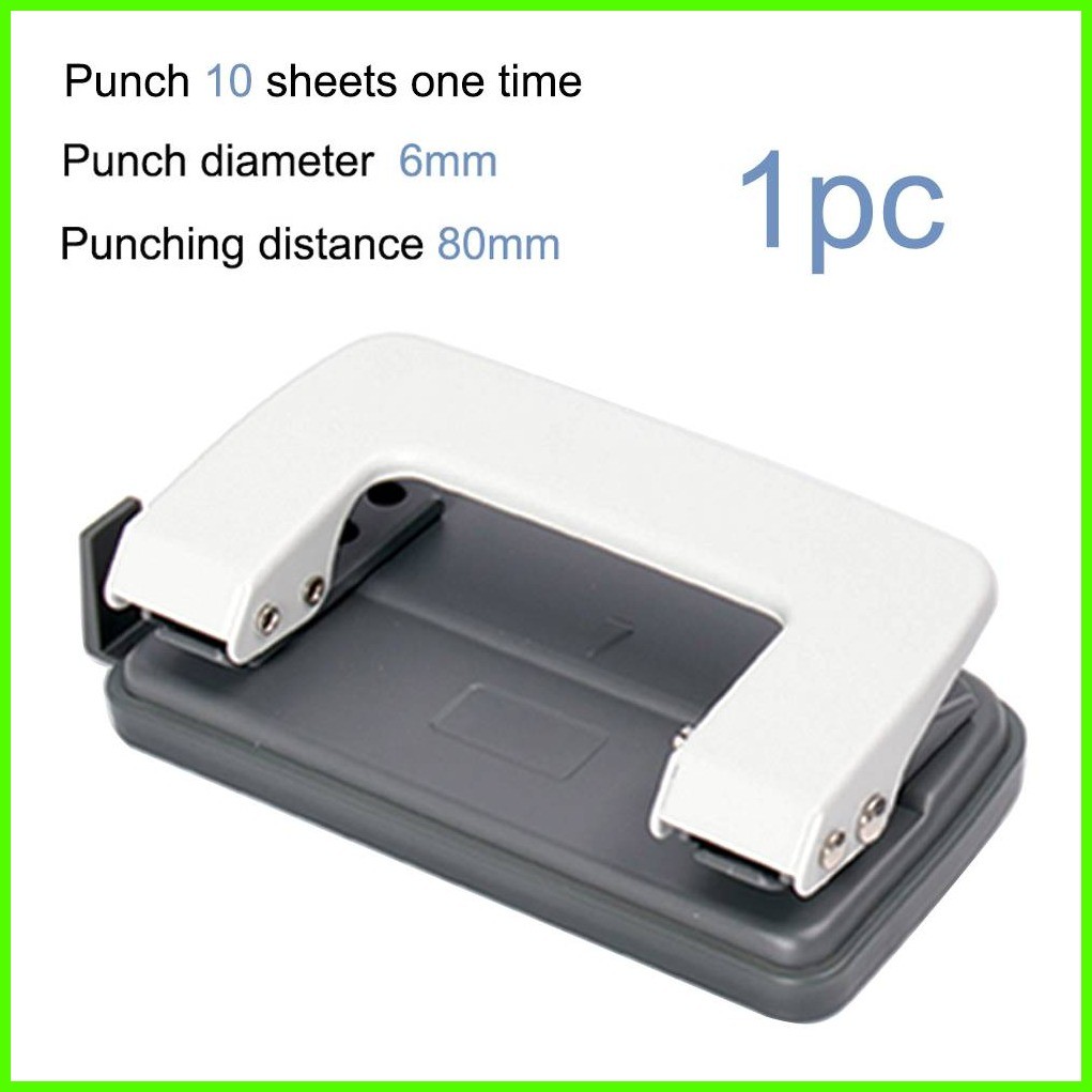 ∮ √ Metal 2 Holes Punch Paper Cutter A4 Loose-Leaf Craft Hole Punches Scrapbooking Puncher DIY ...