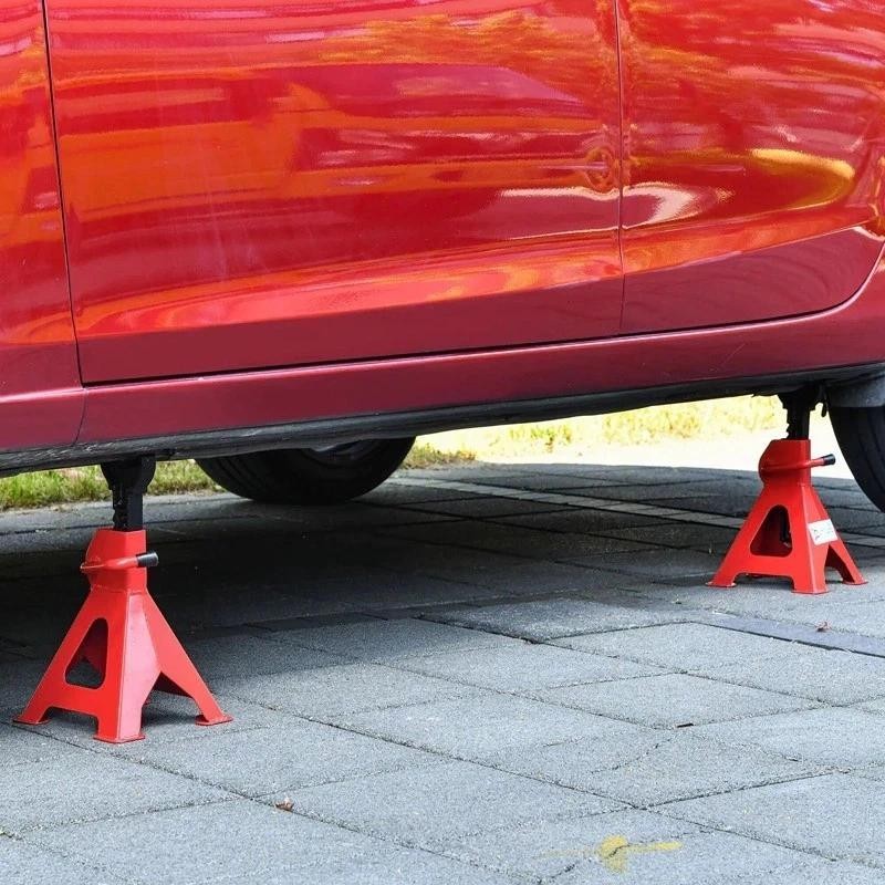 2PCS 3 Ton Car Jack Stand Capacity Slotted Pad Lifting Jack Chassis ...