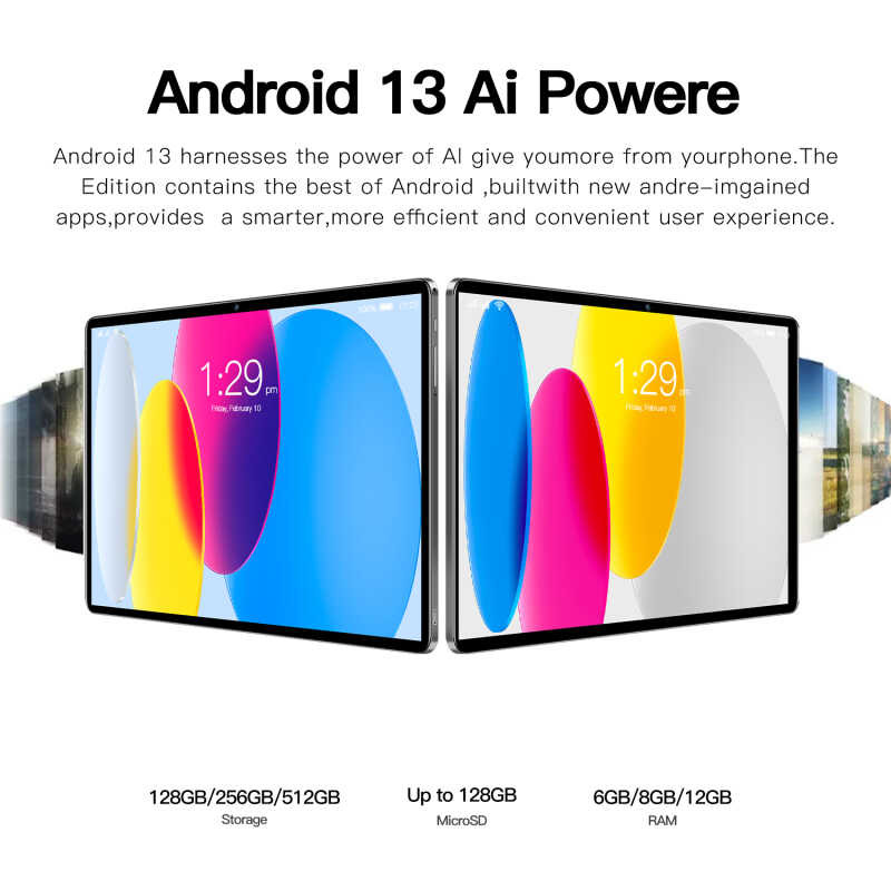 Pad Xioami 15 Pro Android 13 Mi Tablet PC 10.1 Inch 16GB 1TB 10000mAh ...