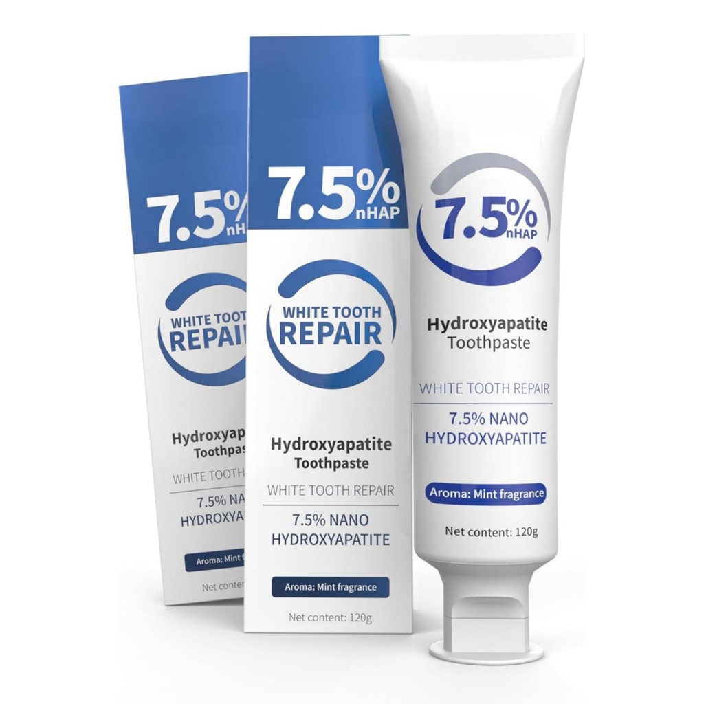 Hydroxyapatite Toothpaste for Advanced Enamel Protection, Gentle and ...