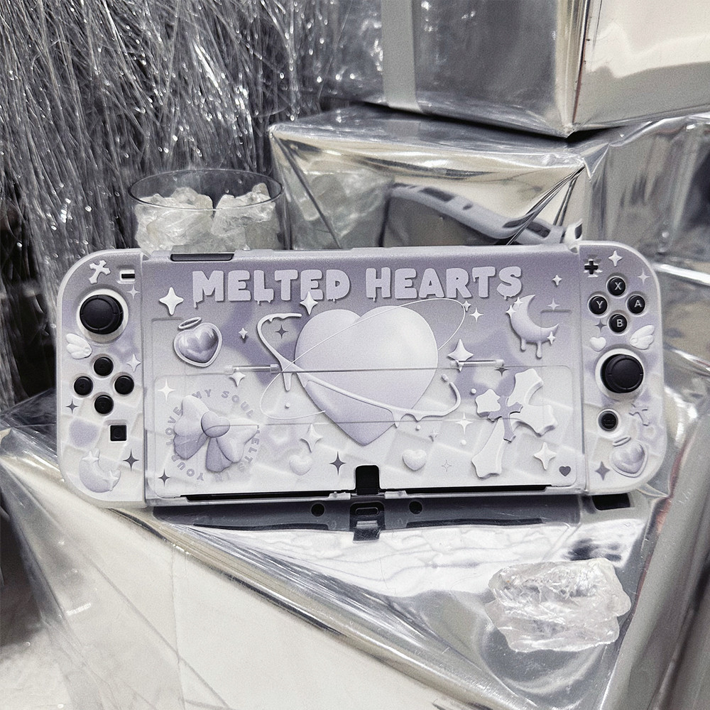 Nintendo Switch DIY Frosted Ins Protective Case OLED Game Console Hard ...