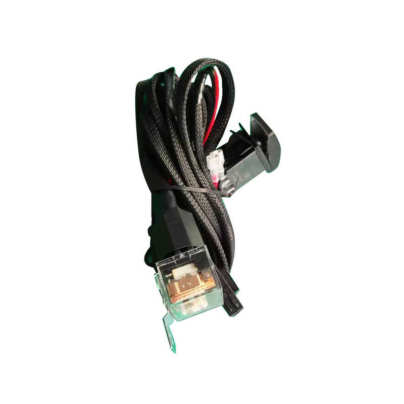 LY Auto Fog Lamp Wiring Harness Kit Universal 12/24V On/Off Rocker ...