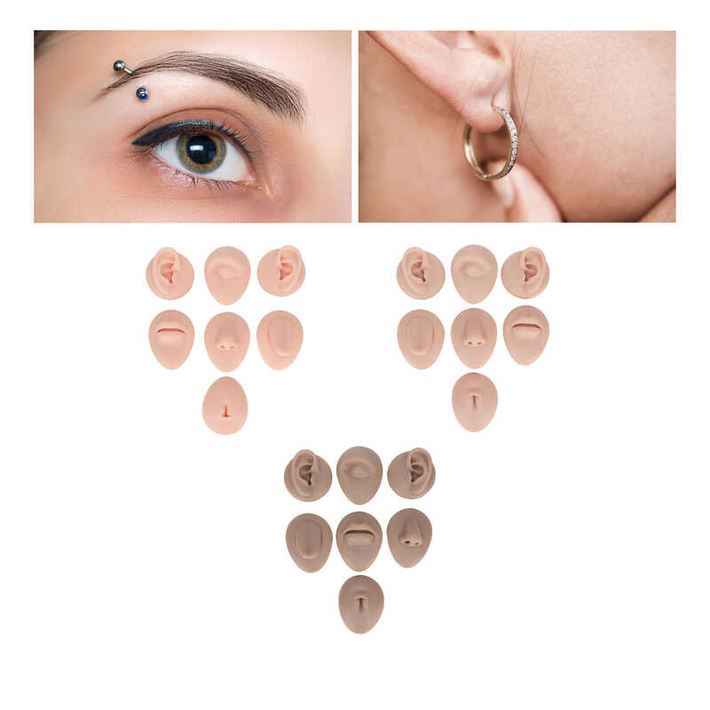 Button Mouth Belly 3D Piercing Practice Easy To Operate Simulation ...