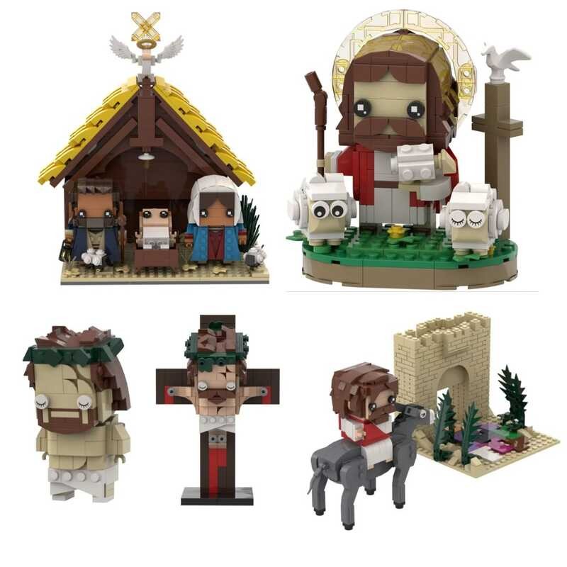 51 Gobricks MOC Birth Jesus Building Block Model Son Of God Nativity ...