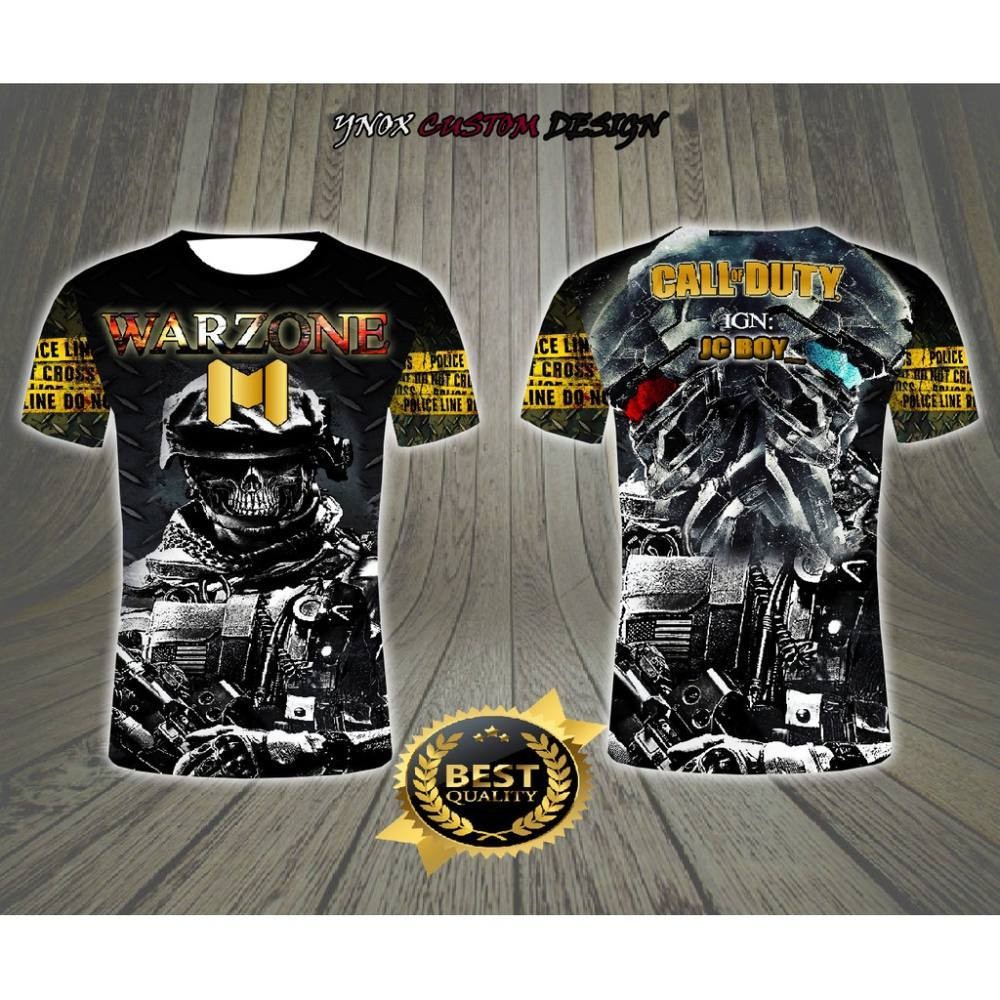 2024-2025 New Call of Duty WARZONE T-shirt (You can customize the name ...