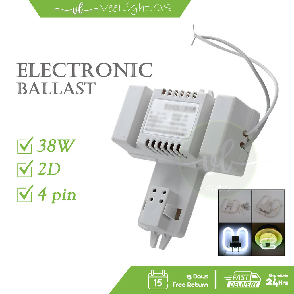 2D 38W 4PIN ELECTRONIC BALLAST CHOKE 220-240V XB-2D | Shopee Philippines