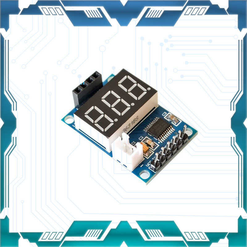 HCSR04 test board serial output digital tube display rangefinder ...