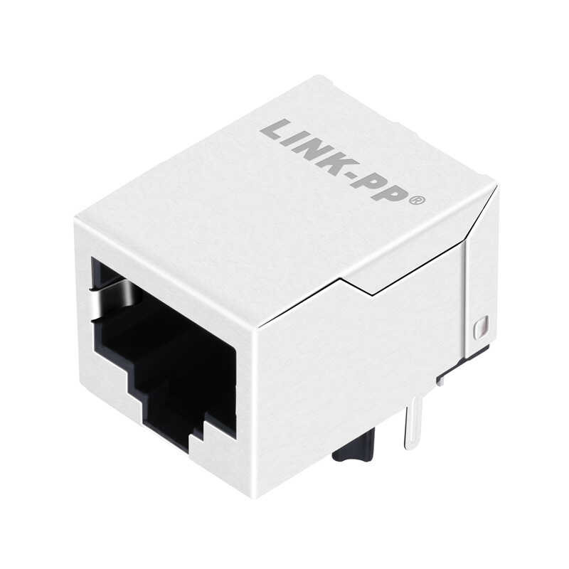 1-port RJ45 connector shielded with filter without light RJ45 network ...