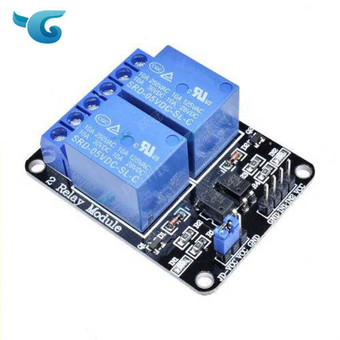 2-channel relay module 5V with optocoupler protection relay expansion ...