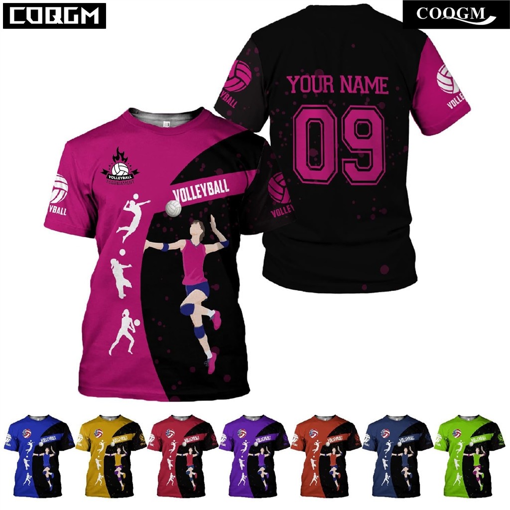【HOT SALES】Unisex Fully sublimated Volleyball jerseys Customized Name Sports Outdoor Activewear ...