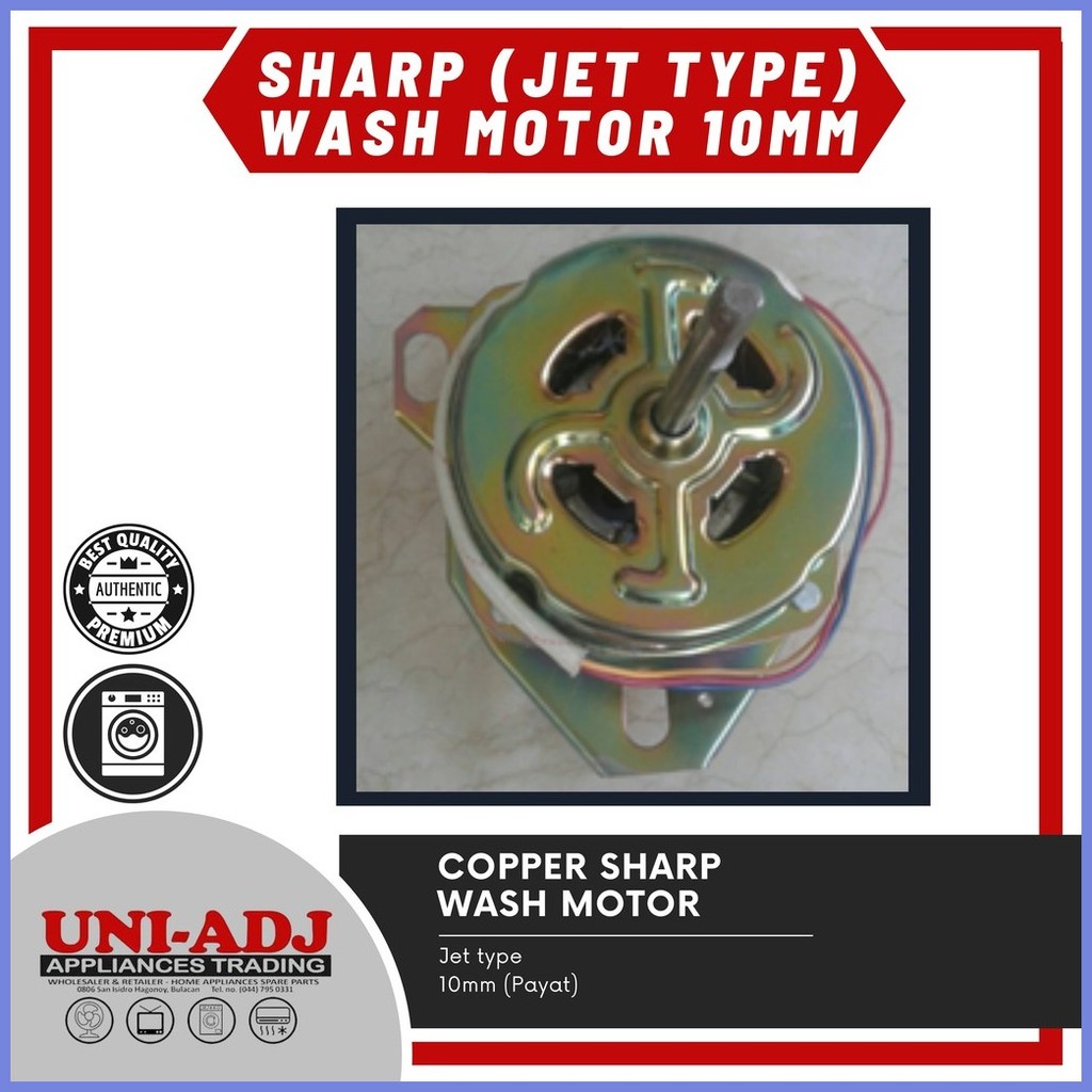 ⊙ ♥️ Wash motor SHARP: COPPER (Jet type)10mm (payat) | Shopee Philippines