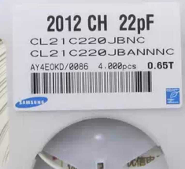 0805 SMD condensator 22 pf 22 P precision ± 5% (100 pieces) | Shopee ...